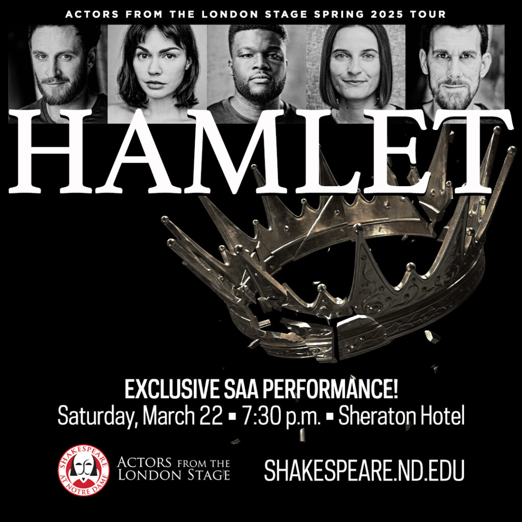 2025 Schedule – Shakespeare Association of America